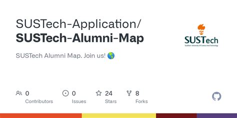 GitHub SUSTech Application SUSTech Alumni Map SUSTech Alumni Map Join Us