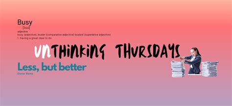 Activity Is The Enemy Of Proactivity