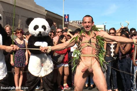 Naked Pandas Trick Or Treat Just In Time For Halloween By Bound In Public