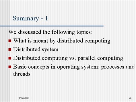 Distributed Computing 9172020 1 Distributed System Distributed Computing