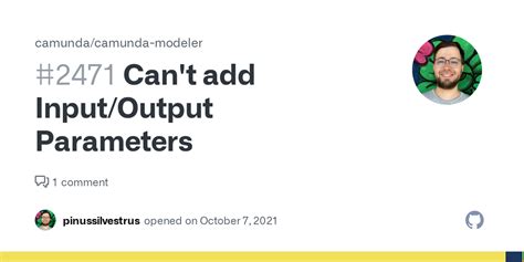 Cant Add Inputoutput Parameters · Issue 2471 · Camundacamunda Modeler · Github
