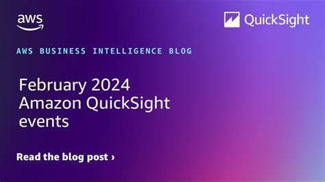 Amazon Quicksight Aws Business Intelligence Blog