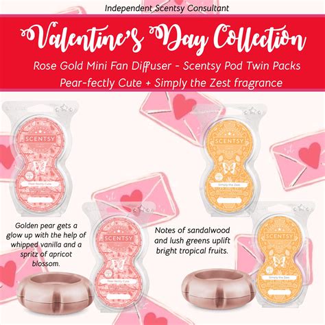 Rose Gold Scentsy Mini Fan Diffuser And Scentsy Pod Twin Packs Bundle