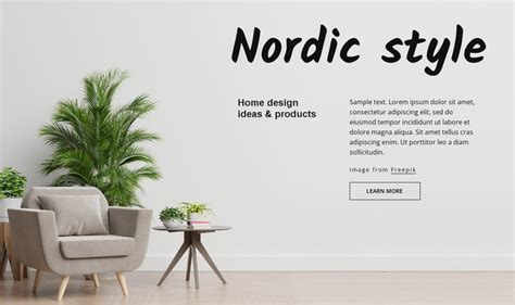 Nordic Style Css Template By Nicepage