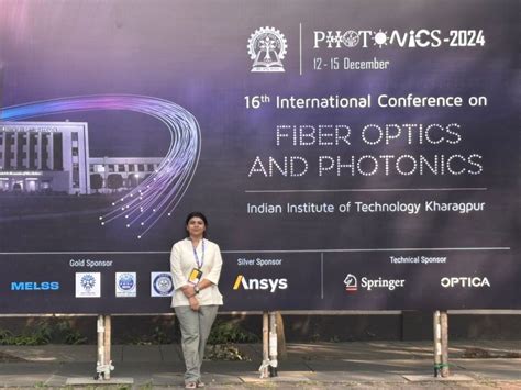 Keerthi C J On Linkedin Photonics2024conferenceiitkgp Im So Excited To Share My Experience At