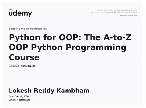Lokesh Reddy Kambham On Linkedin Python Oop Codingjourney