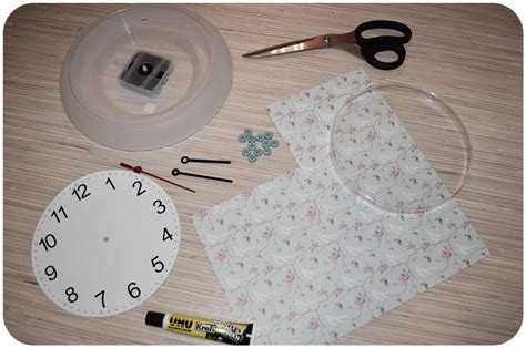 Diy Uhr Im Shabby Stil