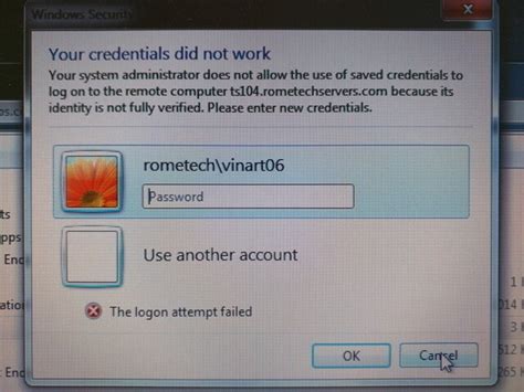 Cant Save Remote Desktop Credentials Windows Spiceworks Community