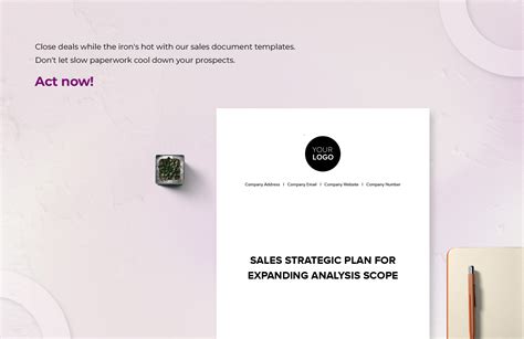 Sales Strategic Plan For Expanding Analysis Scope Template In Word Pdf