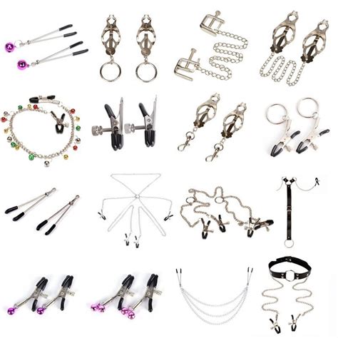 Metal Clamps For Nipples Fetish Clitoris Pincher Extended Sexy Toys