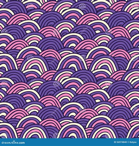 Seamless Wave Pattern Stock Vector Illustration Of Decoration 56974840