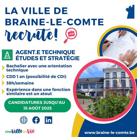 🔎 𝗝𝗢𝗕 La Ville De Ville De Braine Le Comte Facebook