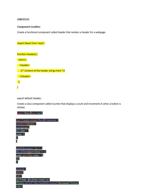 Component Creation Lab Pdf Computer Engineering Software Development