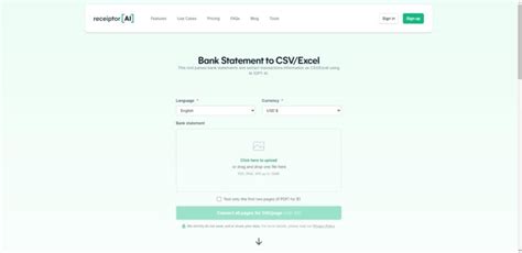 Bank Statement To Csvexcel — Ai Parser Détails Prix And Alternatives Futur Ia