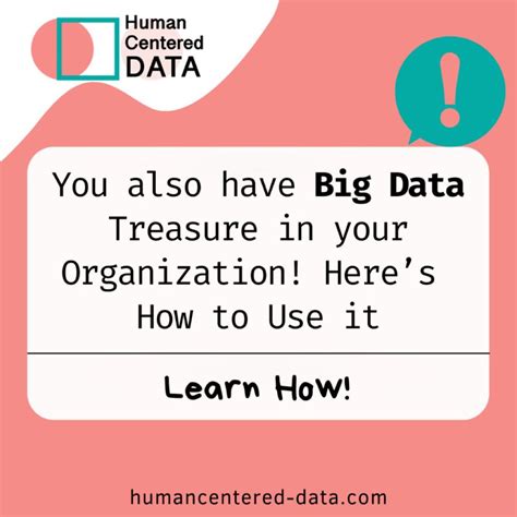 Yes You Have Big Data Human Centered Data