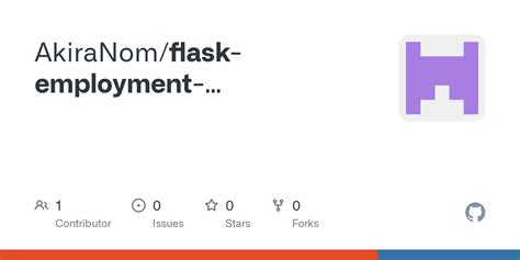 github akiranom flask employment management system
