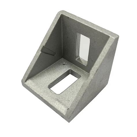 Die Cast External Bracket 30x30 With Cap For Industrial Profile At