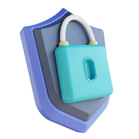 3d Illustration Security Lock 10855003 Png