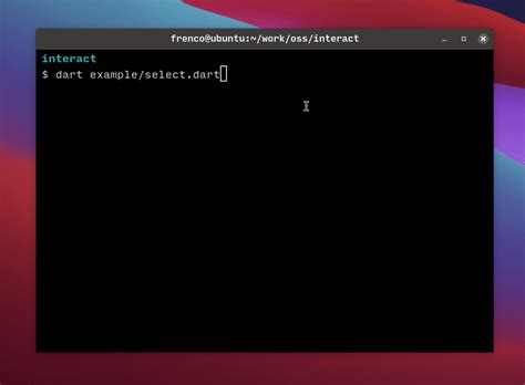 Interactcli Dart Package