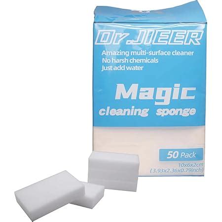 50 Pack 8x5x3cm Cleaning Sponge Melamine Multi Functional