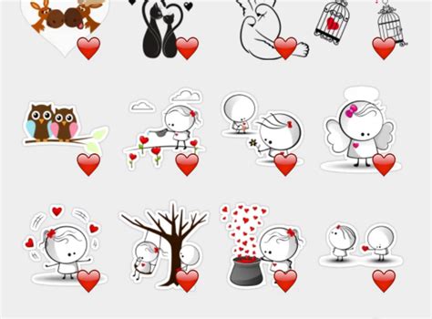 Стикеры дела любовные 50 фото