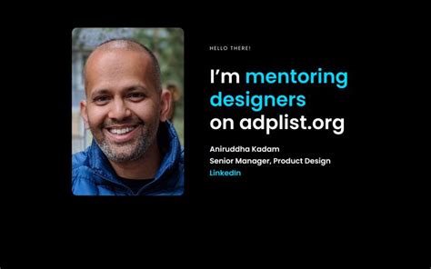get mentored by aniruddha kadam on adplist aniruddha kadam