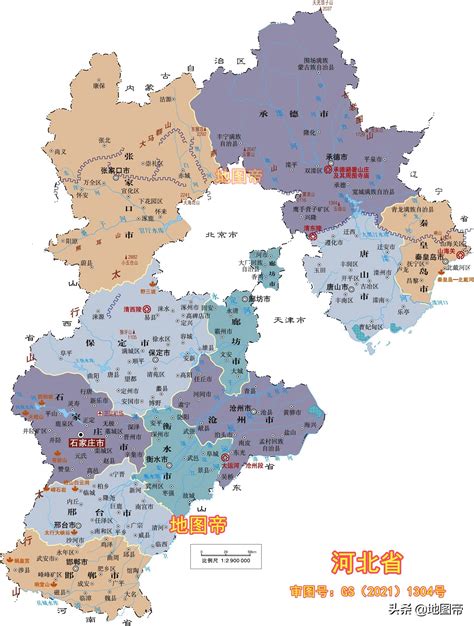 中国河北省地图 第2页 大山谷图库