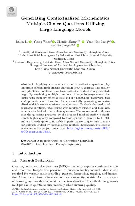 pdf generating contextualized mathematics multiple choice questions