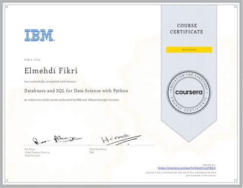Datascience Sql Python Coursera Ibm Learning Techskills