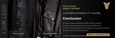 Leather Durability Guide Liam Ledo