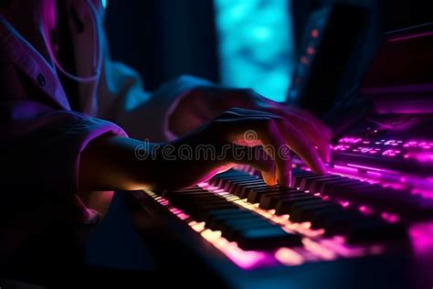 Hacker Uses Keyboard Shakes Buttons With Fingers To Crack Password Internet Security Concept