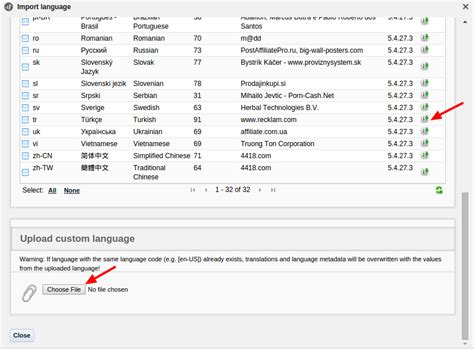 Importingexporting Languages