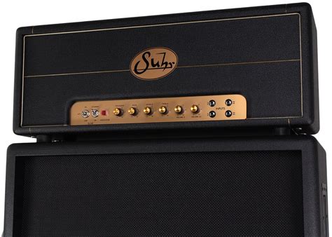 Suhr Sl68 Mkii Hand Wired 100 Watt Head 4x12 Cab Vintage 30s Black