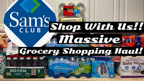 New Massive Sams Club Haul 2022 Shop With Us Hot Shakes Chicken N