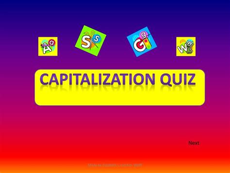 PPT Capitalization Quiz PowerPoint Presentation Free Download ID 4859322