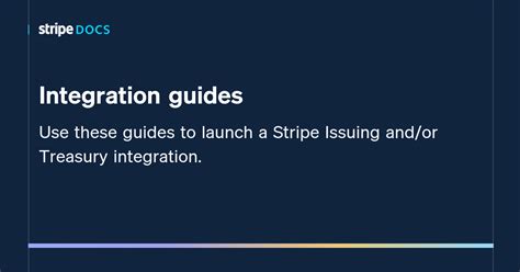 Integration Guides Stripe Documentation