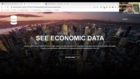 Cs50 Final Project Economic Data Visualiser Youtube