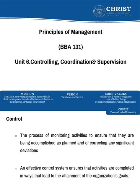 unit 6 controlling and supervision pdf performance appraisal employment