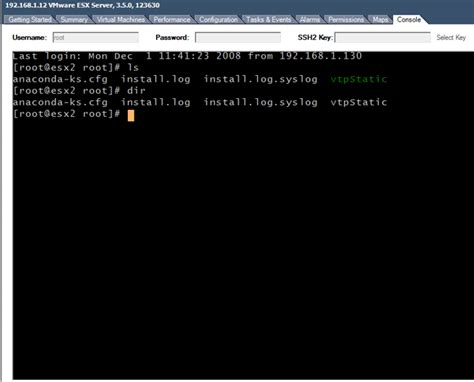 Виртуализация Полезные утилиты для VMware VirtualCenter при управлении ESX Server SSH Console