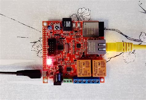 Olimex Esp32 Evb красный квадрат плата принята Хабр