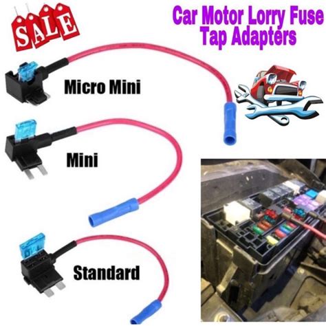 Fuse Holder Fuse Tap Add On Fuse Box Car Fuse Motor Lori Add Circuit Tap Mini Micro Standard