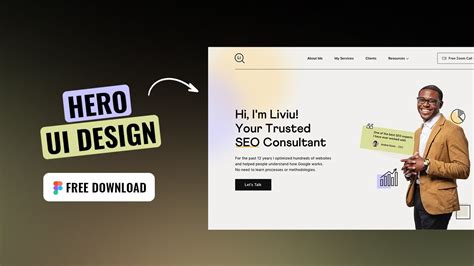 how to design a hero section in figma easy and fun youtube