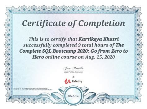 kartikeya khatri on linkedin sql postgresql udemy