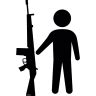 Person With Big Gun Download Free Icons