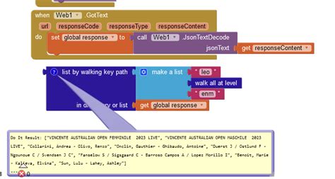 Parse And Compare 2 Csv Json Mit App Inventor Help Mit App Inventor Community