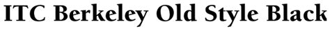 Itc Berkeley Oldstyle Font Font Spy