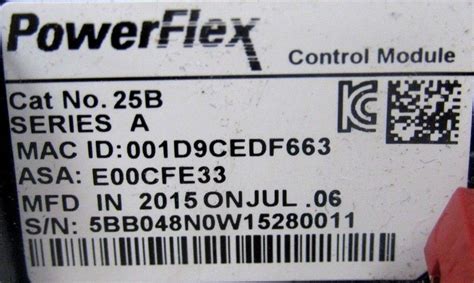 New Allen Bradley 25b Powerflex 525 Control Module Sb Industrial Supply Inc