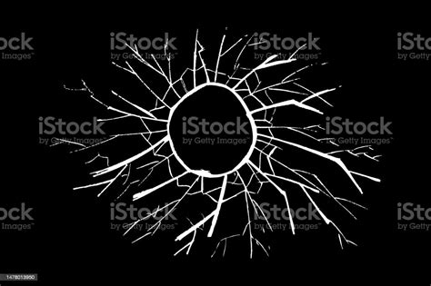 Abstract Crack Glass Background Simple Vector Hand Draw Sketch Stock Illustration Download