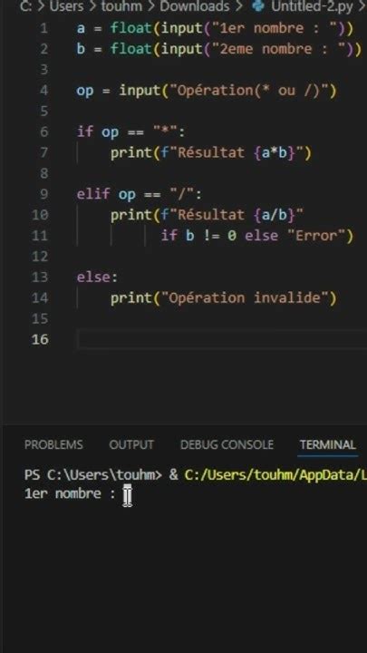 Easy 𝐬𝐢𝐦𝐩𝐥𝐞 Python Calculator For 𝐛𝐞𝐠𝐢𝐧𝐧𝐞𝐫𝐬 🐍 Beginners Python Programming Youtube
