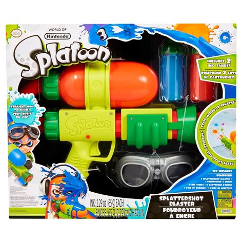 Nintendo Splatoon Splattershot Blaster Fires Gooey Ink Geekalerts